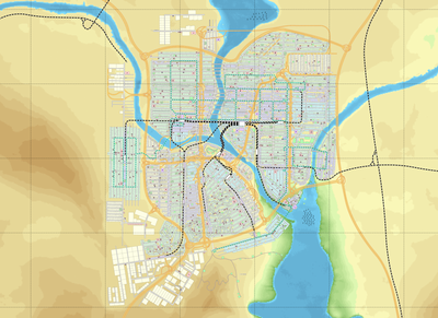 blog - Cities:Skylinesで路線図みたいなのを作成する【CSL Map View】